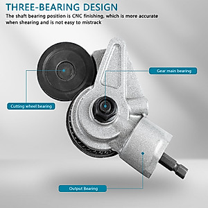 DEZAUP 2024 Upgraded Metal Sheet Cutter, Electric Drill Plate Cutter pro, Metal Nibbler Drill Attachment with Adapter, DIY Sheet Metal Cutter,Suitable for Metal Sheet Of About 0.04 In or Less.