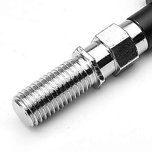 Billet Aluminum Racing Front Tow Hook Compatible with Honda Fit 2009 2010 2011 2012 2013, M18 x 2.5 (Black)