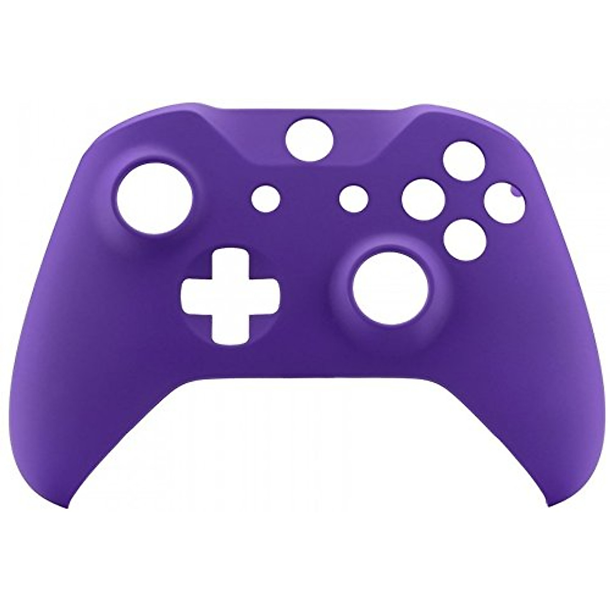 eXtremeRate Purple Soft Touch Front Housing Shell Case for Xbox One S/X Controller, Comfortable Replacement Kit Faceplate Cover for Xbox One Wireless Controller Model 1708 - Controller NOT Included