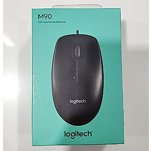 Logitech Wired Mouse M90 Black USB