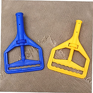 PLAFOPE 2pcs Mop Accessories Mop Heads Commercial Mop Bucket with Wringer Commercial Mop Handle Mops and Buckets for Floor Cleaning Janitorial Supplies Mop and Bucket Spray Water Vessel