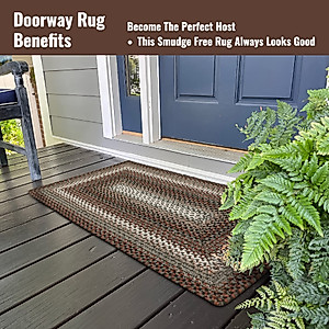 Midnight Moon Kitchen Rug Set [2PCS] 20x30" and 22x72" Grey-Black-Brown Colors. Washable Stain Resistant. Anti-Fatigue, Water Absorbing, Ergonomic Comfort Standing Mat. Use by Sink, Stove or Island