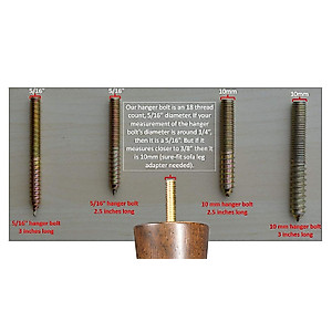 BingLTD - 4" Walnut Hardwood Turned Sofa Legs - Set of 4 (P124-163)