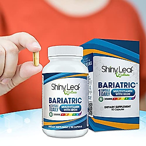 Bariatric Multivitamin with Iron Once-a-Day and Cherry Chewable Calcium Citrate for Post Bariatric Surgery Including Gastric Bypass and Sleeve (3 Months)