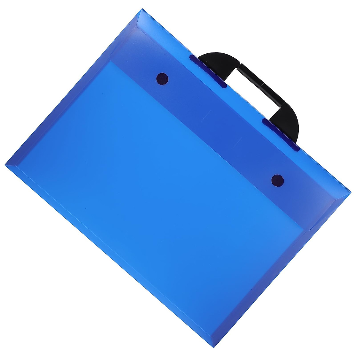 OATIPHO Filer Folders, File Organizer 18.5X14 Portfolio A3 Plastic Transparent Oxford Cloth Edge Waterproof Expansion Envelopes, Letter Booklet Expanding File for Office School Travel Art Music Use