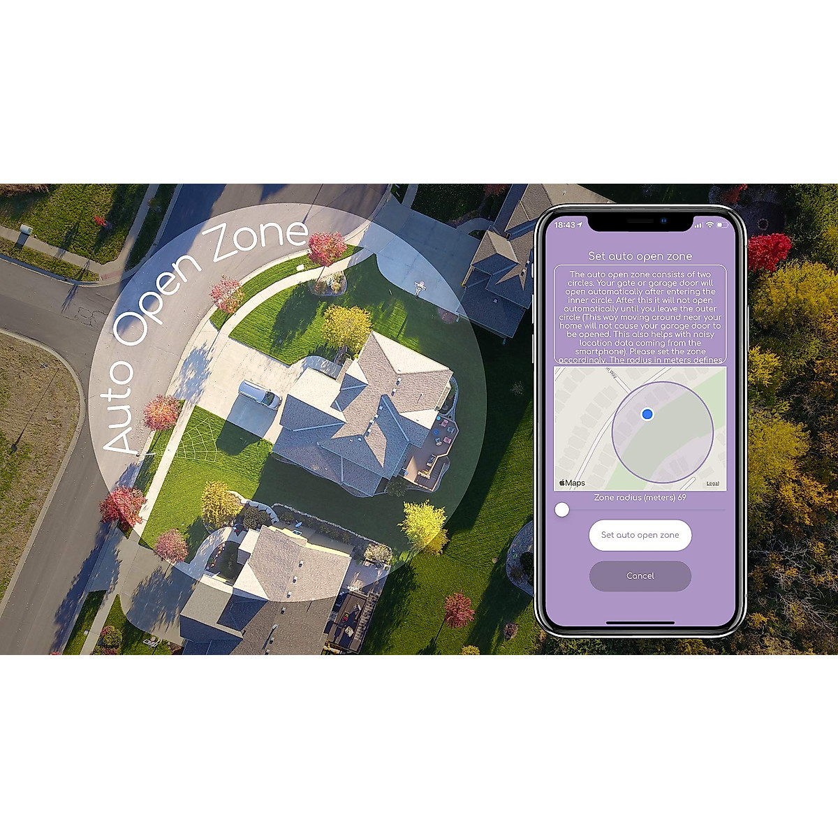 Remootio 2 WiFi and Bluetooth Smart Garage Door Opener with iOS and Android App, Amazon Alexa, Google Home, SmartThings, Siri Shortcuts. with Sensor and Power Adapter.