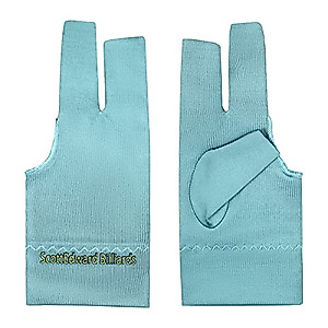 Scott Edward Billiard Gloves 10pcs/Set 3 Finger Billiards Glove Pool Cue Gloves Spandex Lycra for Left Hand Right Hand, Men Women