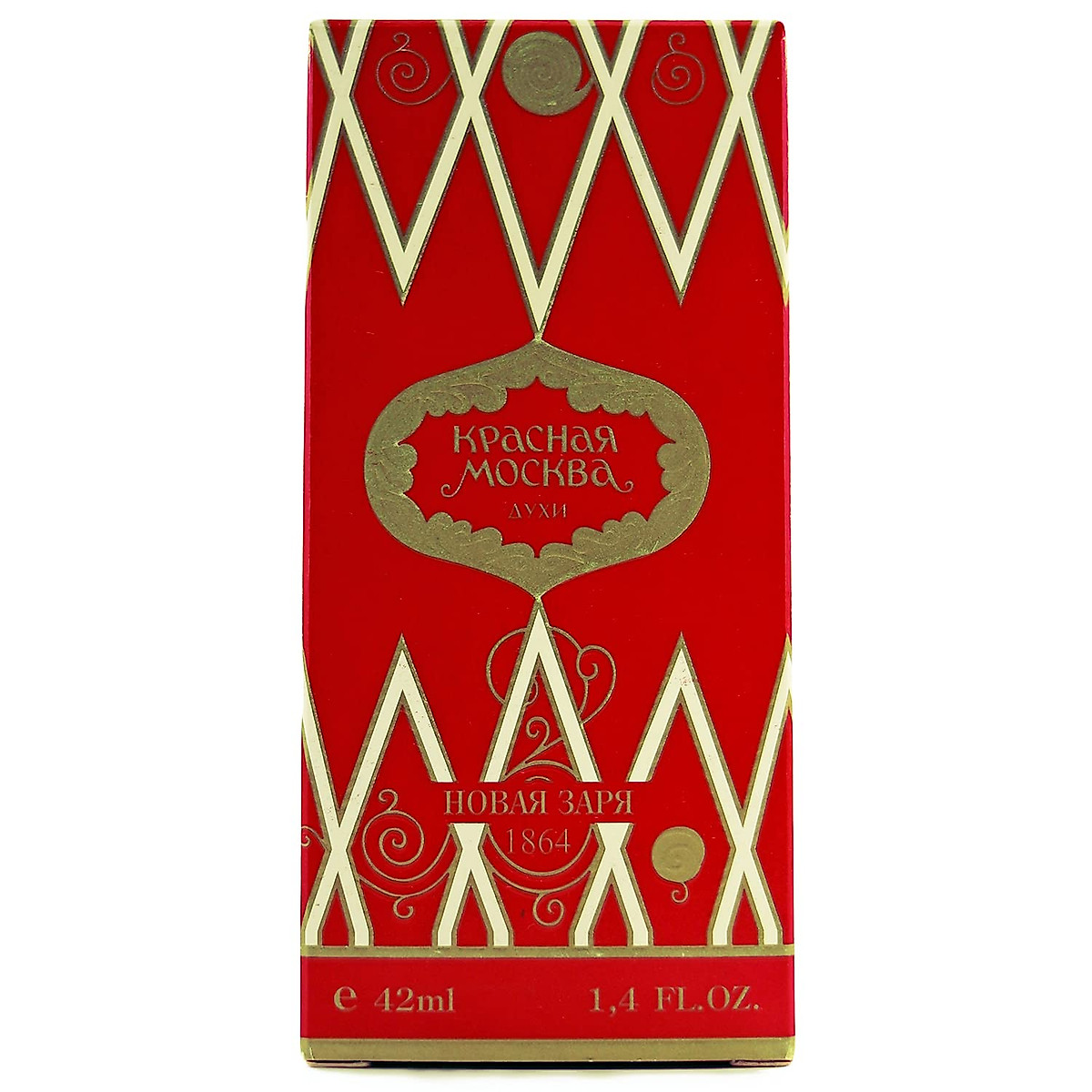 Novaya Zarya Krasnaya Moskva Red Moscow Moscou Rouge Perfume Glass Bottle US Imported Seller 42ml - 1.4 oz