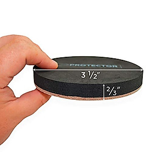 Felt Furniture Sliders Hardwood Floors X-PROTECTOR – 16 PCS 3 1/2" Furniture Sliders – Heavy Duty Felt Sliders Hard Surfaces – Move Your Furniture Easily & Safely!