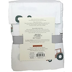 Cloud Island Fitted Crib Sheet- Transportation | Baby Boy Crib Sheet | Fitted Crib Sheet Cars, Tractors