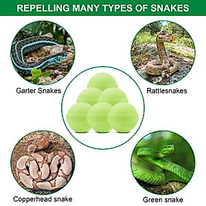 ZHEN TING 24 Pack Snake Repellent for Yard Powerful, Snake Away Repellent for Outdoors, Moth Balls for Snakes, Pet Safe Snake be Gone for Lawn Garden