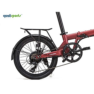 Qualisports Electric Bike Cargo Racks E-Bike Rear Rack Bike Cargo Rack for Volador (New Version)