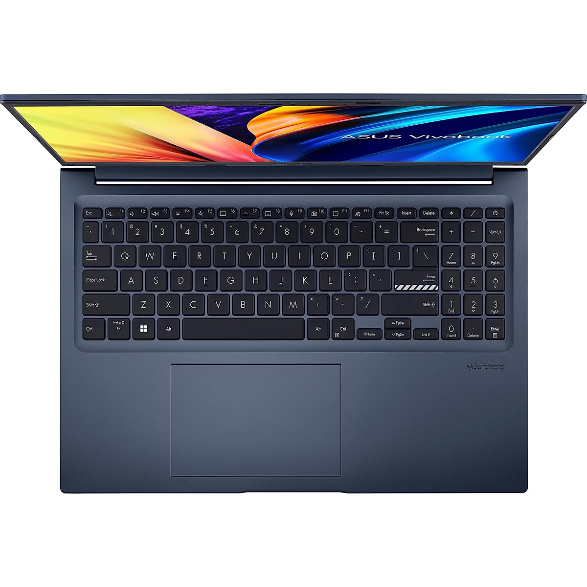 ASUS Vivobook Laptop, 16" FHD IPS Display, AMD Ryzen 7 5800HS, AMD Radeon Graphics, 12GB DDR4, 1TB NVMe SSD, 180° Lay-Flat Hinge, USB-C, Wi-Fi 6, Keypad, Bluetooth, Webcam, PDG HDMI, Win 11 Pro