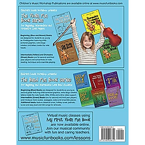 My First Violin Fun Book: including coloring & activity pages for ages 4 to 7 (The Violin Fun Book Series for Violin, Viola, Cello and Bass)