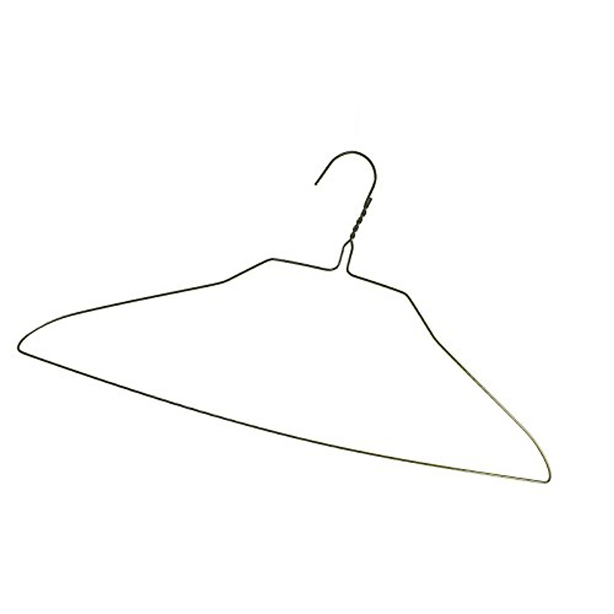 FABRICARE CHOICE - Box of 100 13 Gauge 20" Wire Golf Knit Hangers Gold