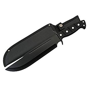 SZCO SUPPLIES 15"" Backyard Bowie Knife, black (211514-PL)