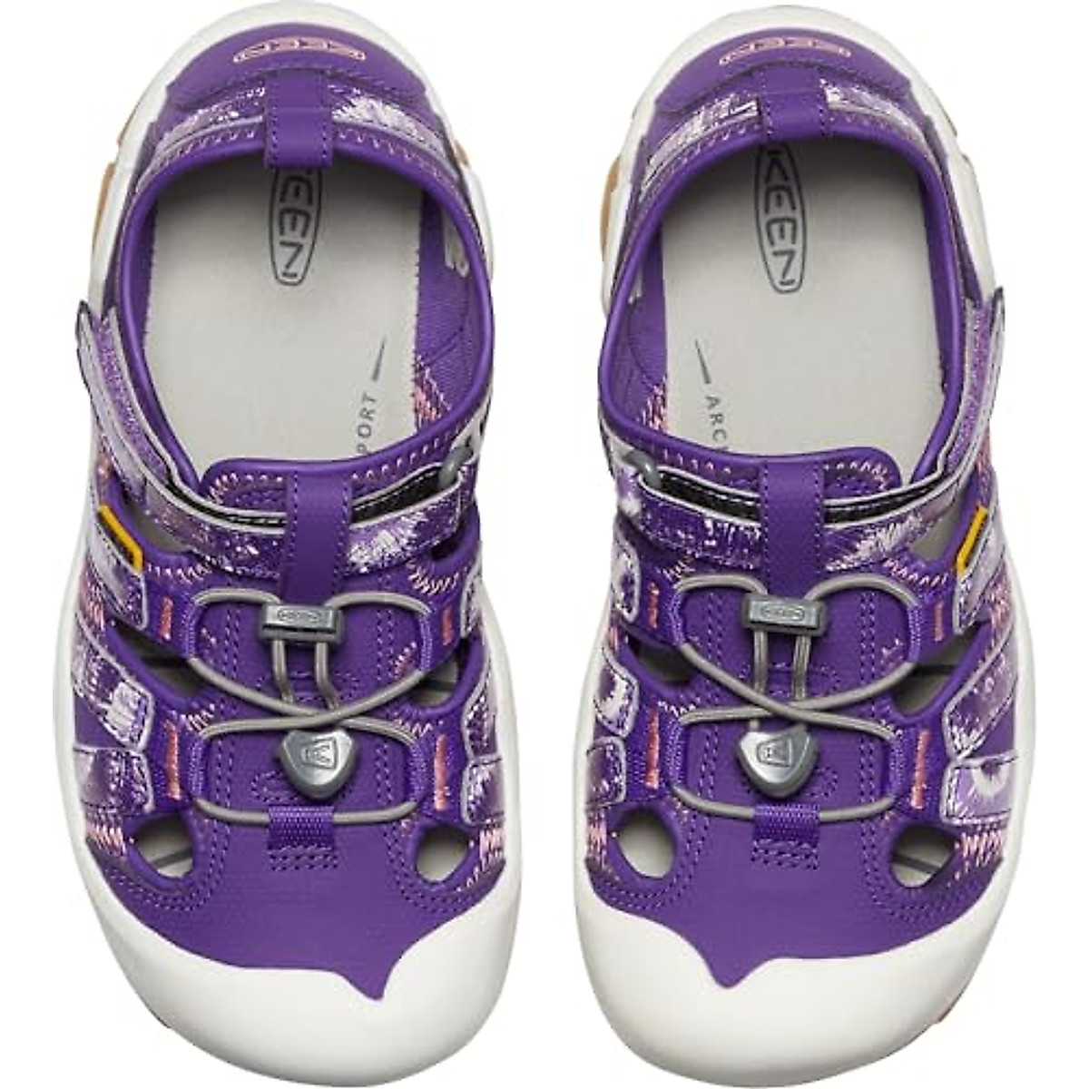 KEEN Knotch Creek Casual Comfortable Sandals, Tillandsia Purple/English Lavender, 8 US Unisex Little Kid