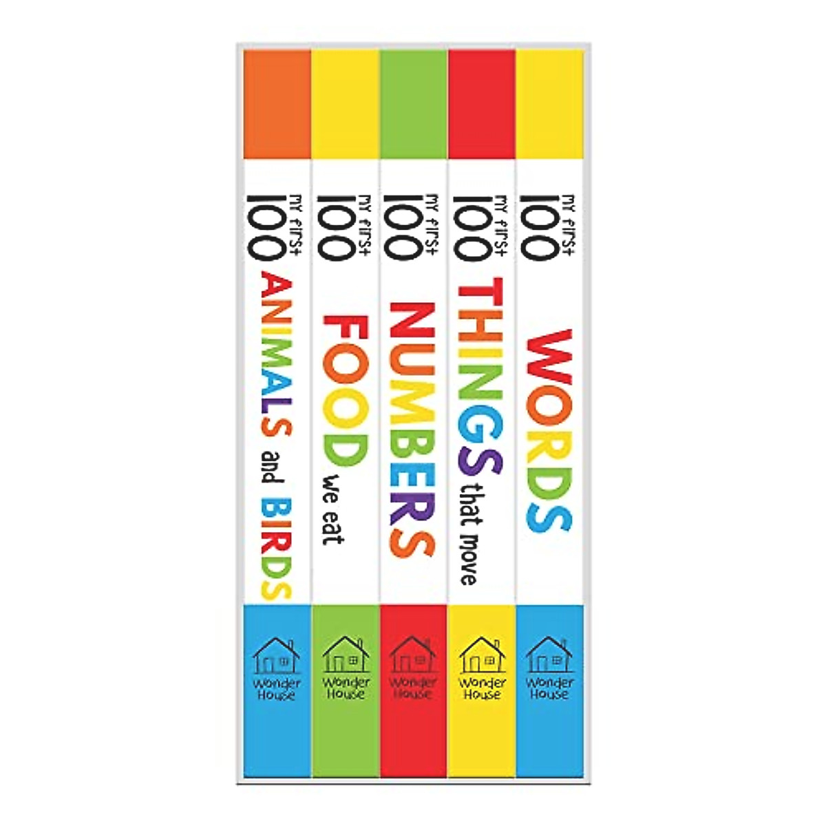 My First 100 Library: Boxset of 5 Early Learning Board Books
