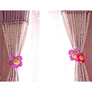 Life on Left 26" Super Cute Sun Flower, Plush Daisy Flowers with Bendable Stems Big Smile Face Flower Creative Stuffed Plush Toy (65cm) (red Sunflower)