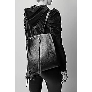 Rebecca Minkoff womens Darren Md backpack, Black, One size US