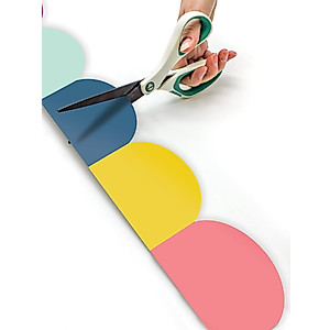 Teacher Created Resources Oh Happy Day Scalloped Die-Cut Rolled Border Trim (TCR9110)