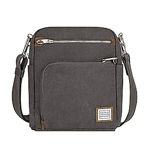 Travelon Anti-Theft Heritage Tour Bag, Pewter - 33074 540 9 x 11.5 x 3