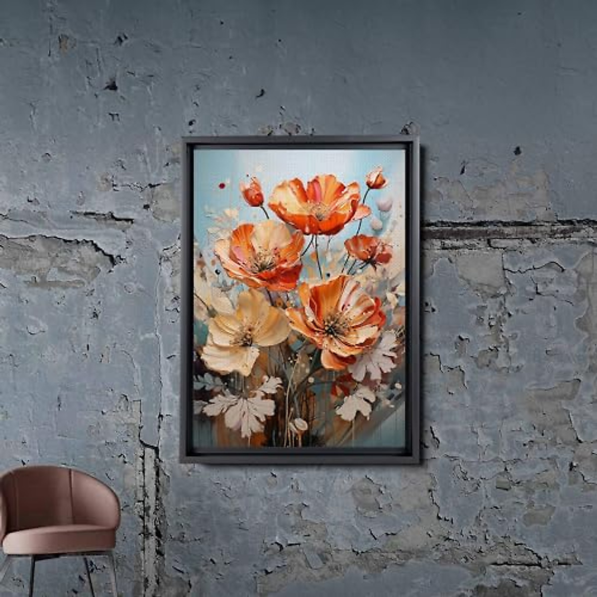 Samsung Frame TV Art, Abstract Flowers print, Floral print, Spring Flowers print, print print, Flower Art for Frame TV, Canvas Prints, Art Print