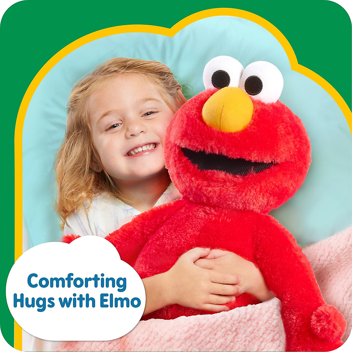 Just Play Sesame Street Big Hugs 18-inch Large Plush Elmo Doll, Soft and Cuddly, Red, Pretend Play, Kids Toys for Ages 18 Month
