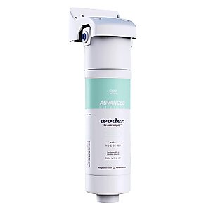 Woder WD-S-5K-ADV-JG High Capacity Advanced Inline Water Filter with ¼” John Guest Fittings - WQA Certified 5,000gal – Removes Chlorine, Lead, Chromium 6, Heavy Metals, Odors/Contaminants – USA Made
