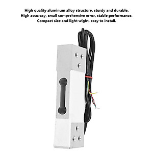 100kg Load Cell Sensor, Electronic Load Cell Scale High Parallel Beam Weight Sensor Weighting Scales