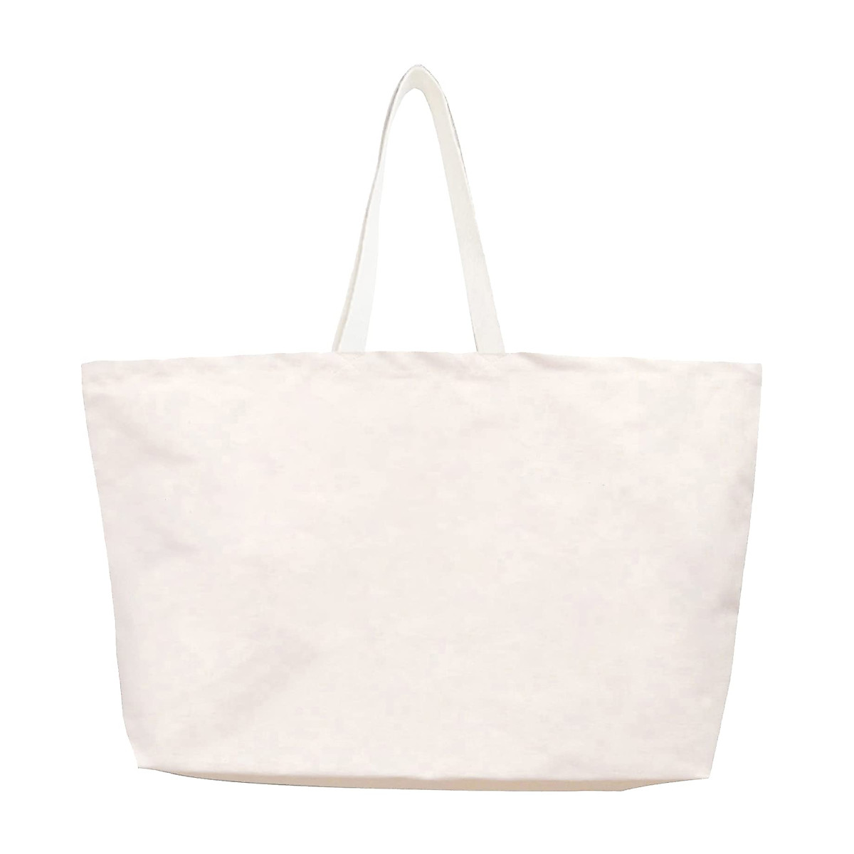 LLYLIU Large Canvas Tote Bag-Extra Big Shopping Beach Totes Bags Reusable Largest Grocery Plain Solid Bag 28"x8"x16"