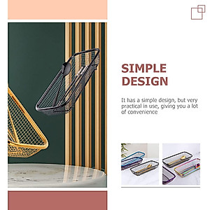 CALLARON 2Pcs Dishwasher Silverware Basket Utensil Drying Rack Cutlery Organizers Caddy Countertop Storage Baskets for Spoon Chopstick Knife Fork Black