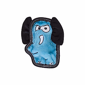 Outward Hound Tough Seamz Elephant Plush Dog Toy, Small