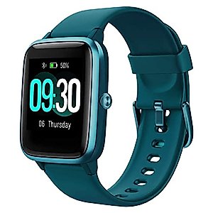Smart Watch for Android/Samsung/iPhone, Activity Fitness Tracker with IP68 Waterproof for Men Women & Kids, Smartwatch with 1.3" Full-Touch Color Screen, Heart Rate & Sleep Monitor, Green