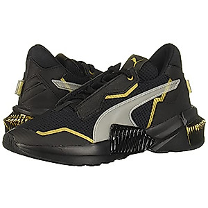 PUMA womens PROVOKE XT, Puma Black-Puma Team Gold, 7.5