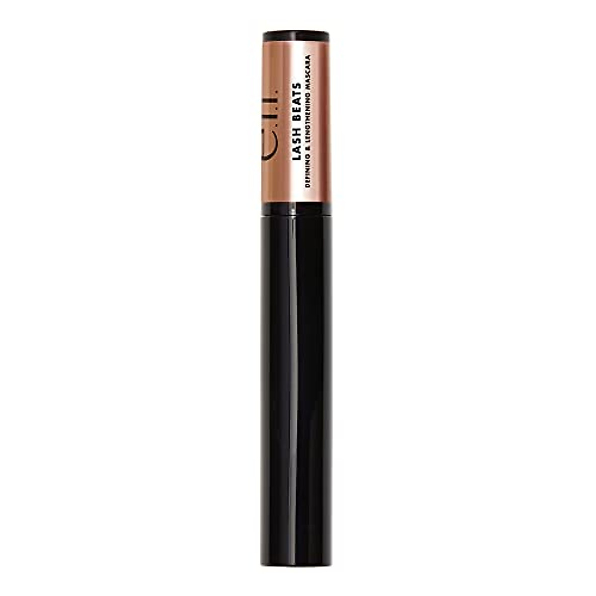 e.l.f. Lash Beats Mascara, Defining & Lengthening Formula for Mega Long Lashes, Creates Natural-Looking Long & Defined Lashes, Pitch Black