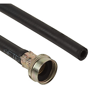 Midea MAD50C1ZWS Dehumidifier for up to 4500 Sq Ft with Reusable Air Filter & Eastman 60309, Black Rubber Washing Machine Drain Hose, 12 Ft Length, Feet