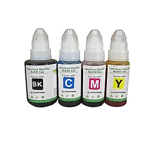Vivid Colors Refill Ink Bottles Replacement for use Cn Mega Tank printers GI-290 GI-190 GI-490 GI790 GI-890 GI-990 GI290 4 pack G Series Ink