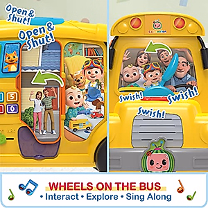 CoComelon Ultimate Adventure Learning Bus, Preschool Learning and Education, Officially Licensed Kids Toys for Ages 2 Up, Gifts and Presents by Just Play