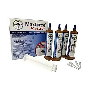 Bayer - Maxforce FC Select Roach Gel, Pack of 4 Tubes x 30g
