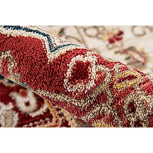 Momeni Lenox Area Rug, 5' X 7'5", Red