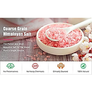 OSR Chef Himalayan Pink Salt | Coarse 5 lbs Bag (Pack of 1) | Hand Extracted at the foothill of Himalayan Range | Earthy Flavor | Nutrient and Mineral Dense | For Grinders and Salt Mills