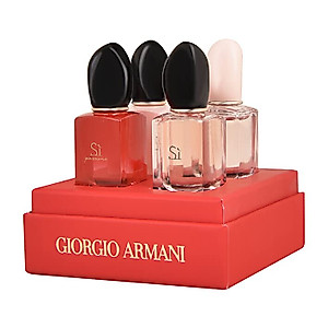GIORGIO ARMANI Variety Mini Womens Perfume Si Collection Gift Set 0.17 oz Splashes