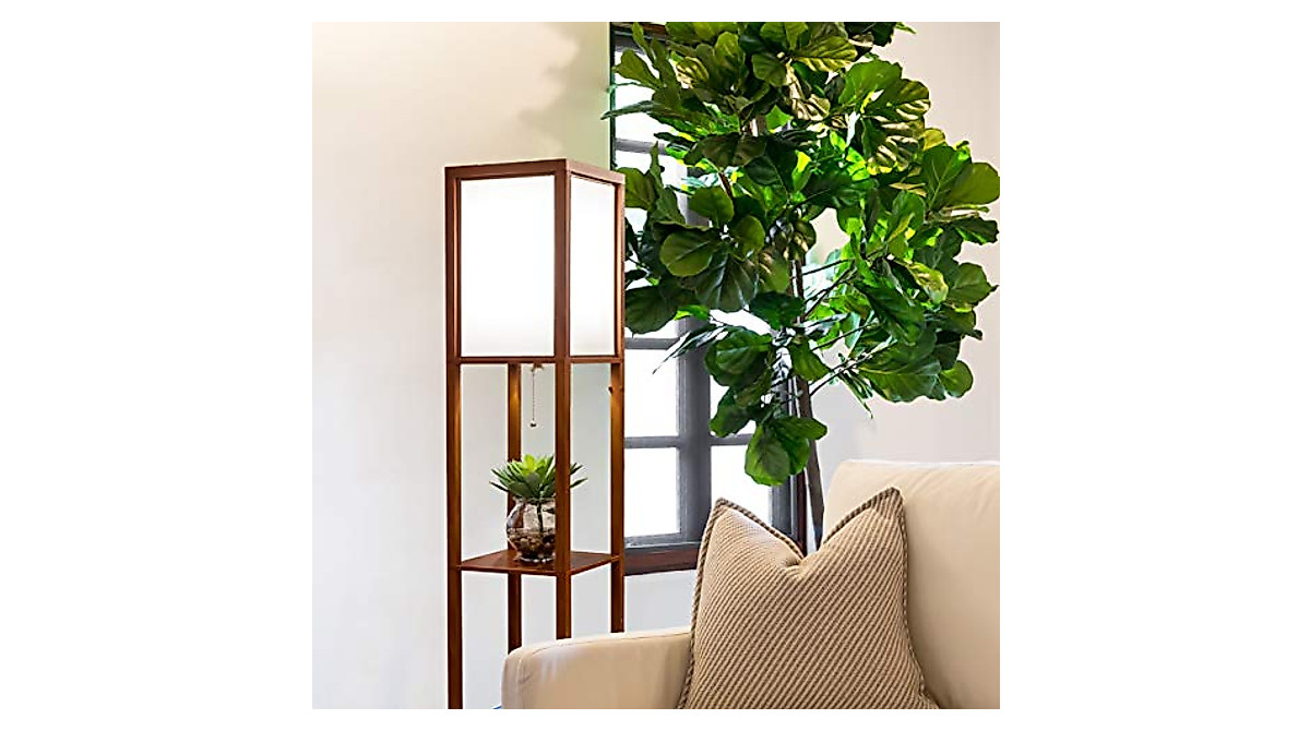 Brightech Maxwell Shelf Lamp - Modern LED Design