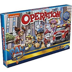 Operation Game: Paw Patrol The Movie Edition Board Game for Kids Ages 6 and Up, Nickelodeon Paw Patrol Game for 1 or More Players