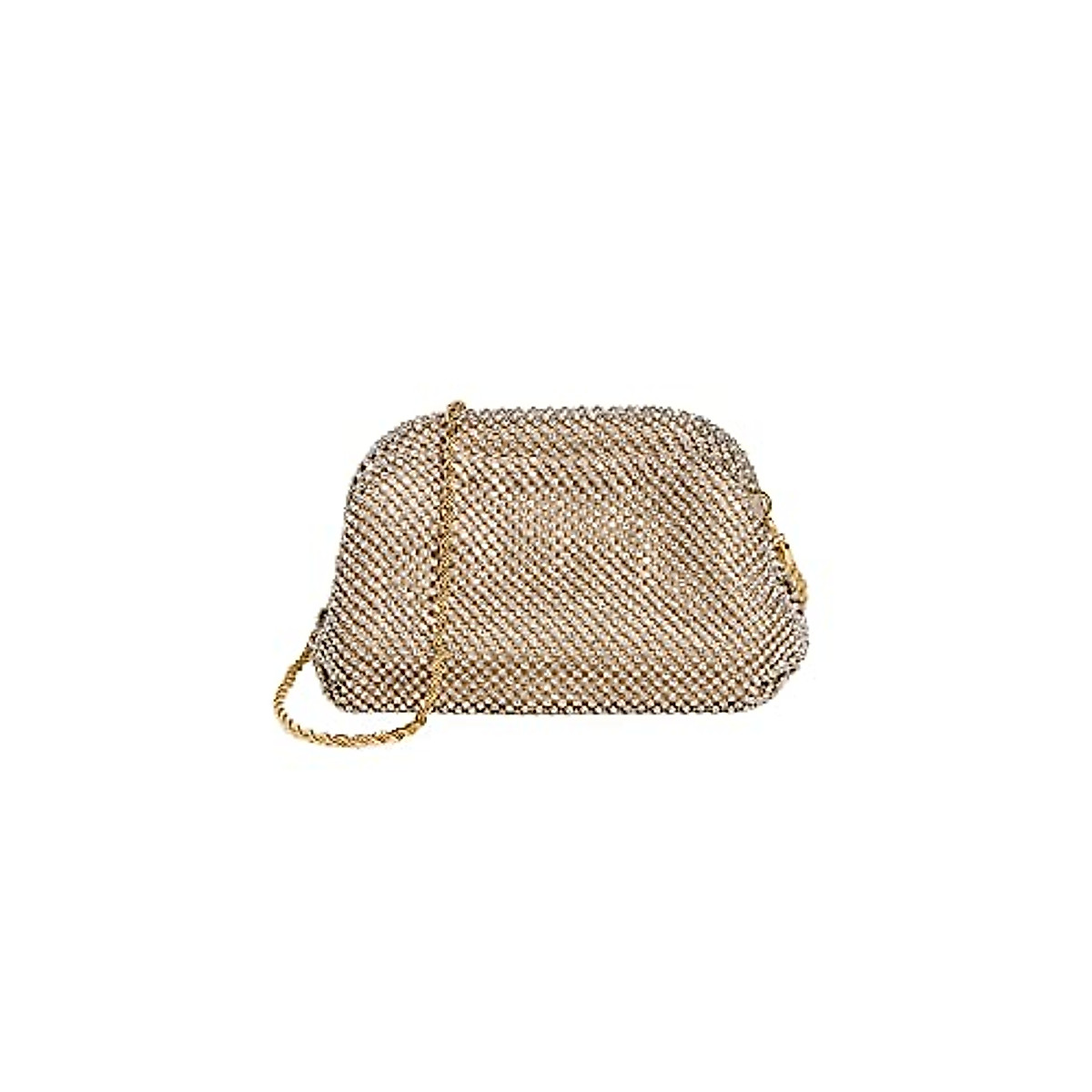Loeffler Randall Women's Doris Mini Frame Pouch, Gold, One Size