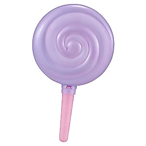 Oosh Slime Cotton Candy Color Mix Surprise by ZURU (Pink Handle Purple Slime) Scented, Fluffy, Soft, Stretchy, Stress Relief, Party Favors, Non-Stick, Purple Lolipop and Pink Handle