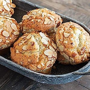 Nordic Ware Naturals Ovenware Compact Muffin Pan, Silver