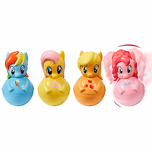 Character Options 07756 WEEBLES Four Pack, Wobble, Preschool Figures, My Little Pony Toys, Multi-Color