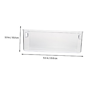 Hoement Home Gadgets Box Box Storage Basket Without Lid Storage Box Books Storage Rack Refrigerator Container The Pet Plastic Containers